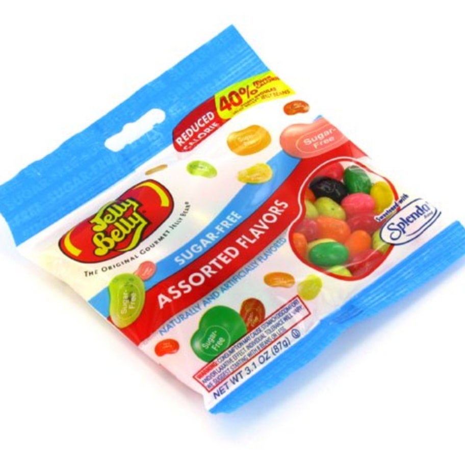 Sugar Free Jelly Belly Assorted Flavors - 1 (2.8oz) Bag | Miranda's Candies